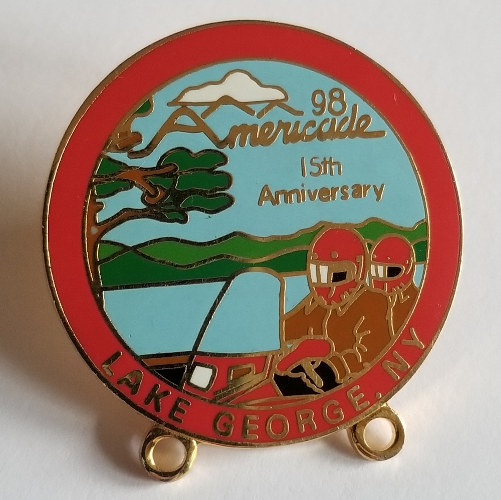 Vintage 1998 Americade Pin St George New York Brooch … - Gem